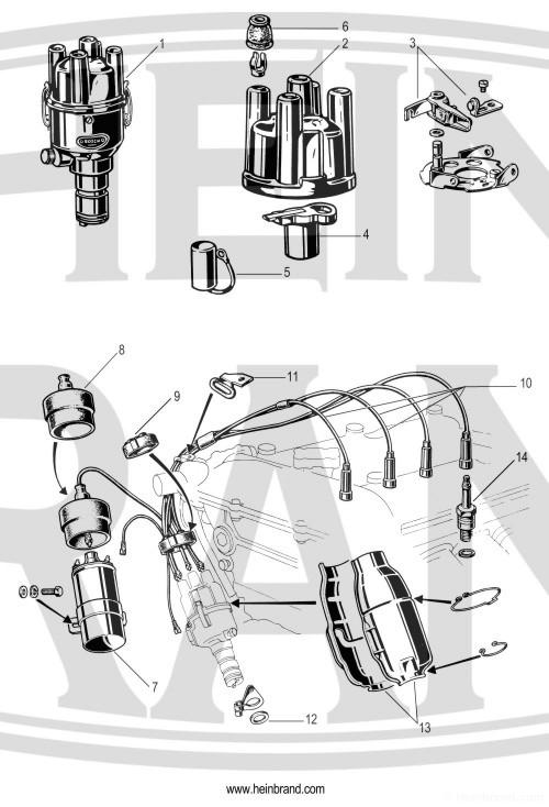 Alfa Romeo - 1600 Spider ( 1966-69 ) - Electrics distributor - Hein Brand
