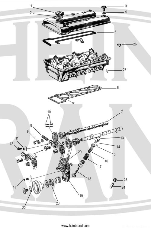 Alfa Romeo - Giulia Spider veloce - Engine, upper 101 - Hein Brand