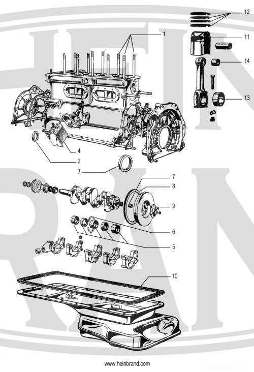 Alfa Romeo - 2000 Spider ( 102 ) - engine, lower 2000 - Hein Brand